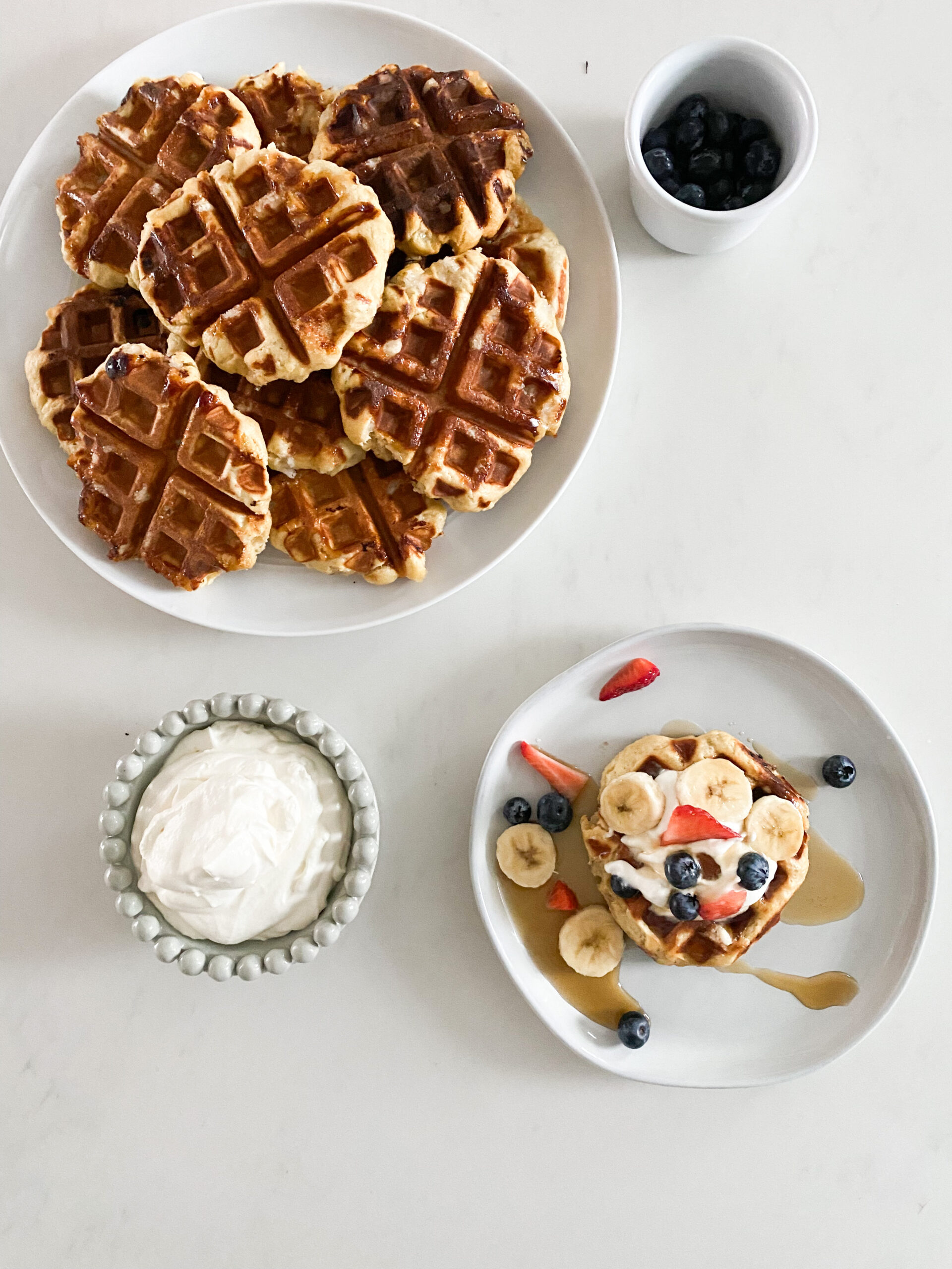Liege Waffles with Pearl Sugar