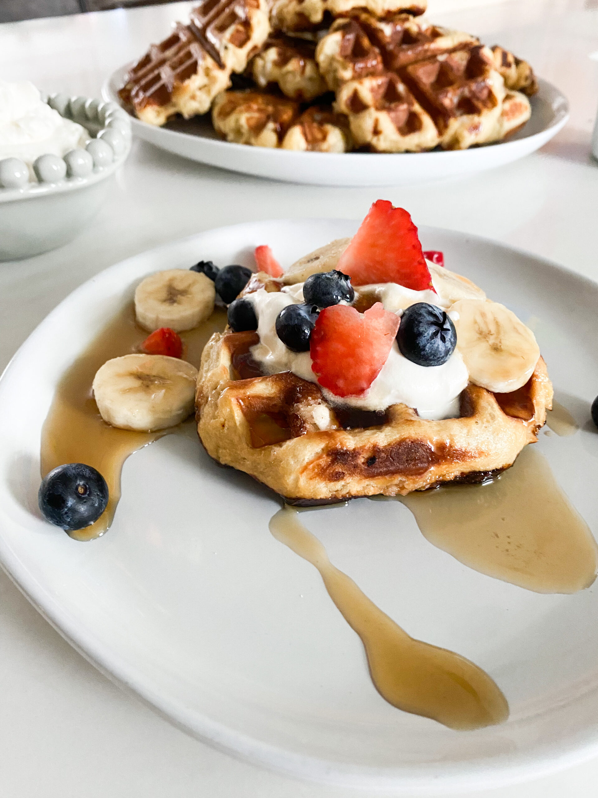 Liege Waffles with Pearl Sugar