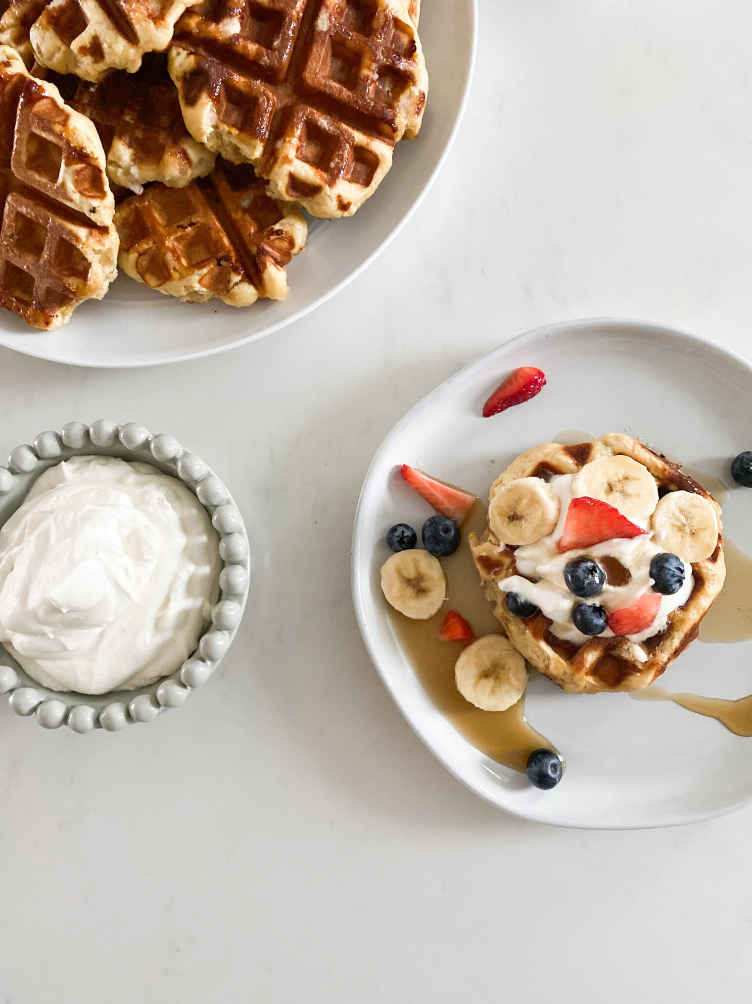 Liege Waffles with Pearl Sugar
