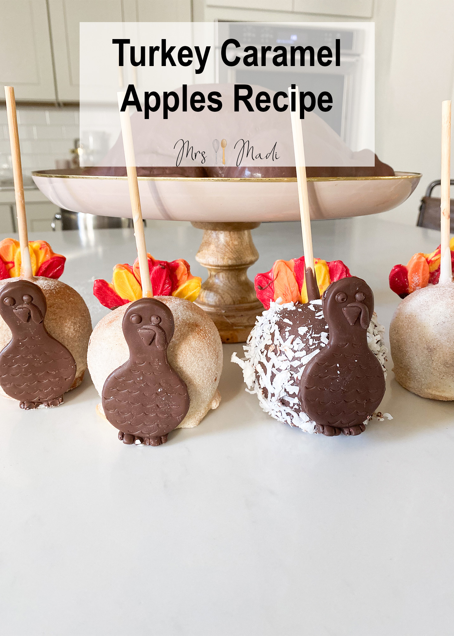 Turkey Caramel Apples