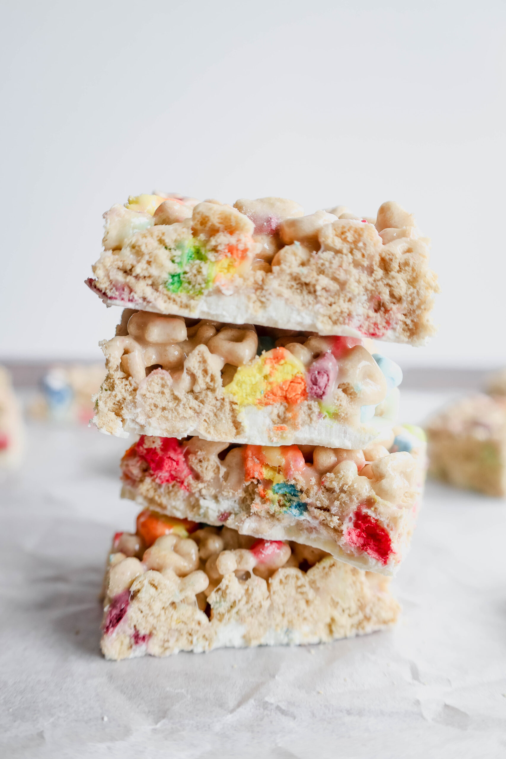 Homemade Magically Delicious Lucky Charm Cereal Bars