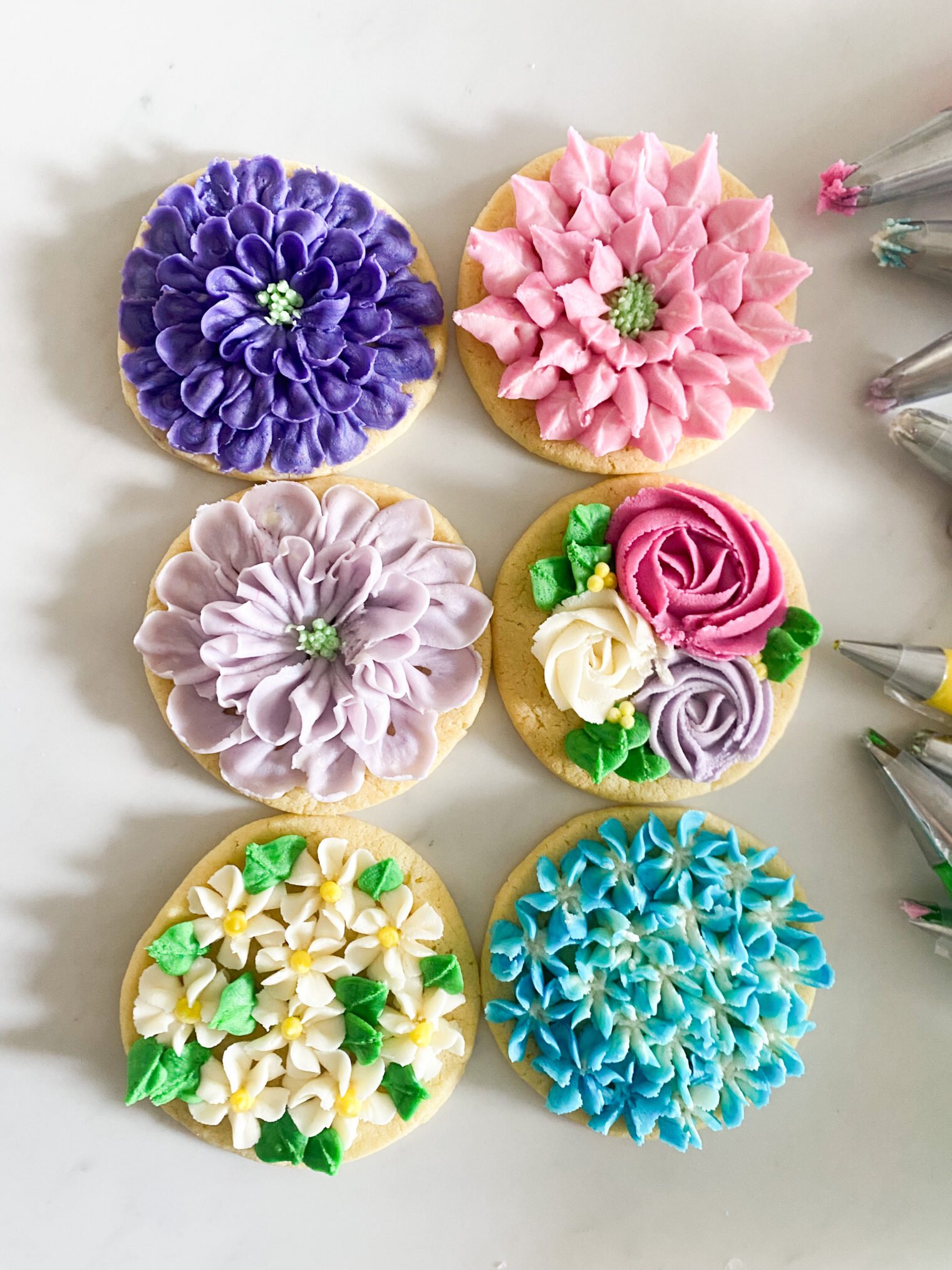 Spring Flower Cookie Tutorial