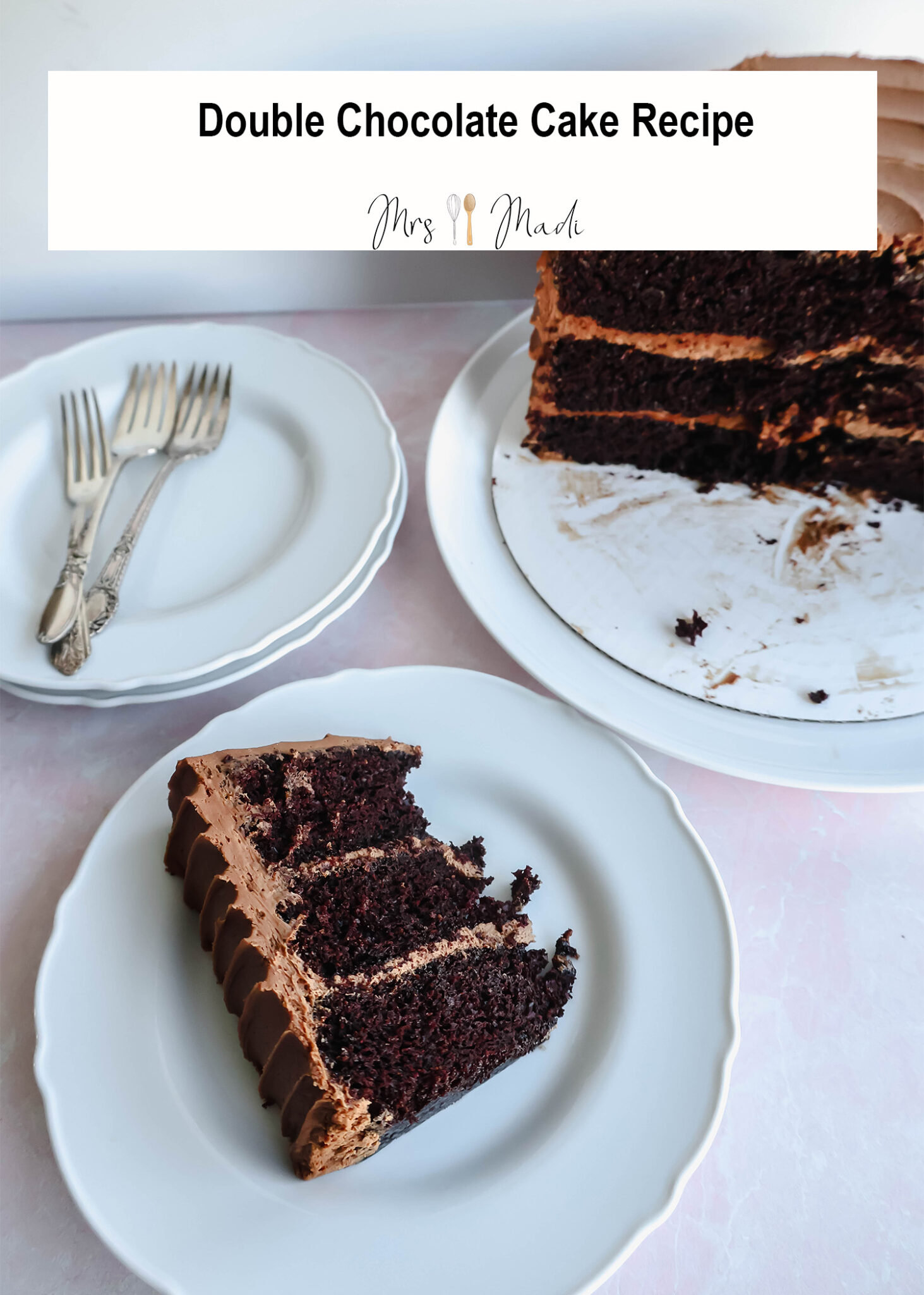 Double Chocolate Cake From Scratch