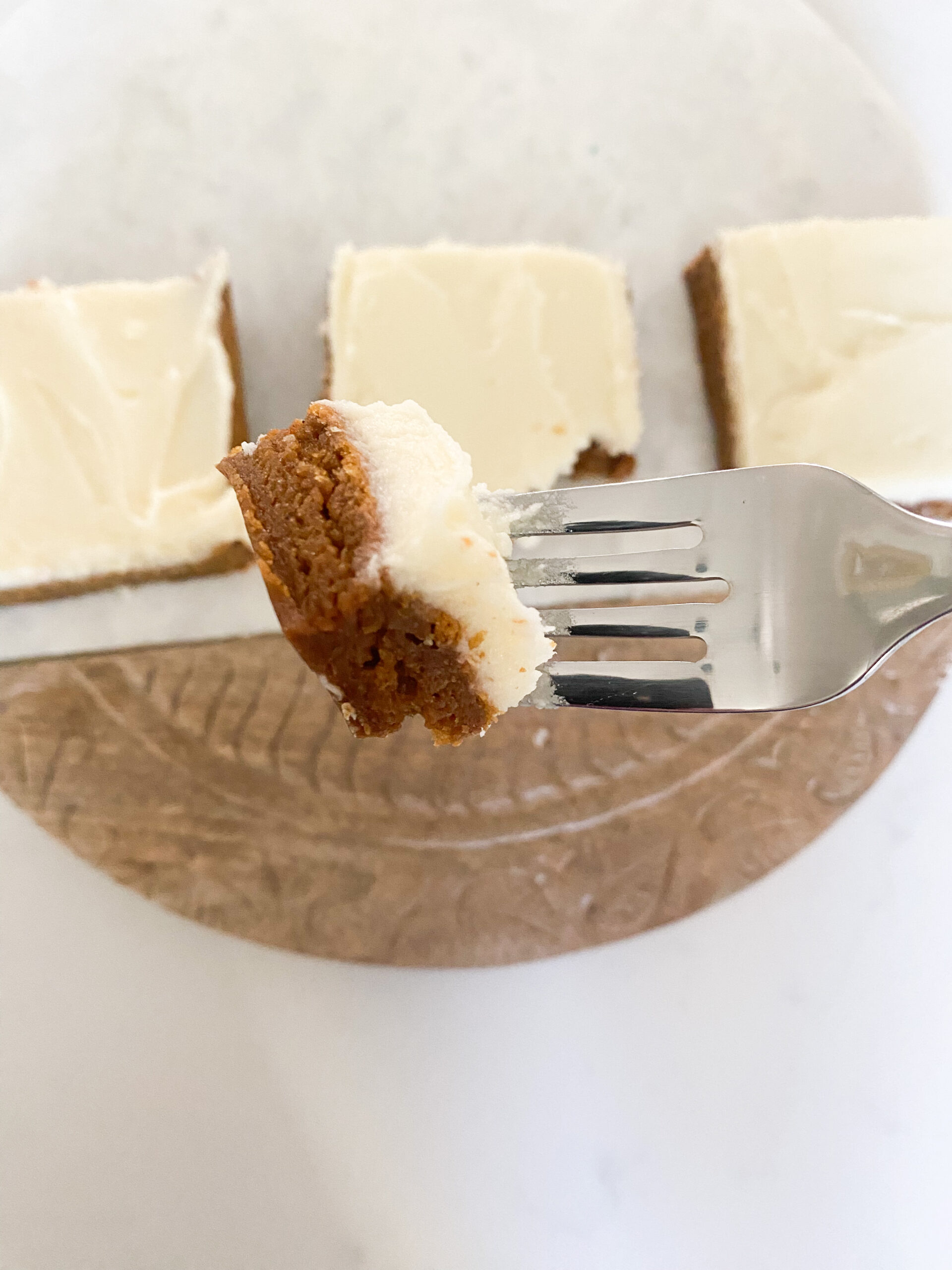 Gingerbread Cream Cheese Bars