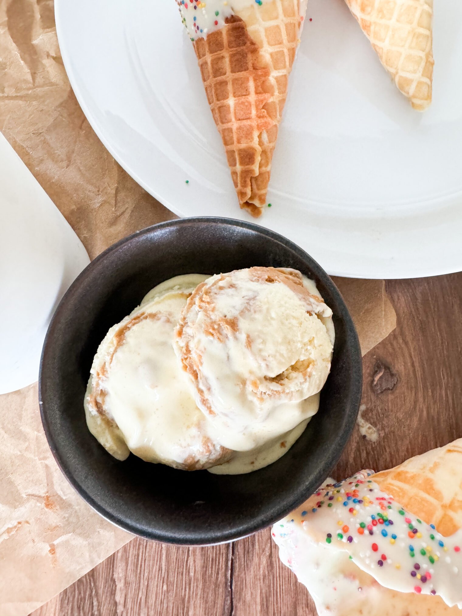 Peanut Butter Swirl Frozen Custard Ice Cream Recipe