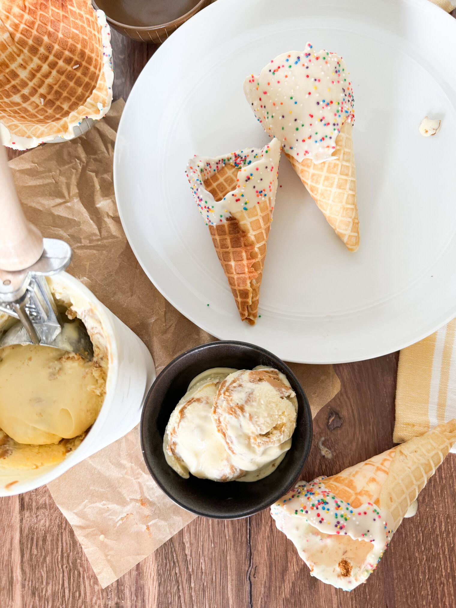 Delicious Homemade Waffle Cone Recipe
