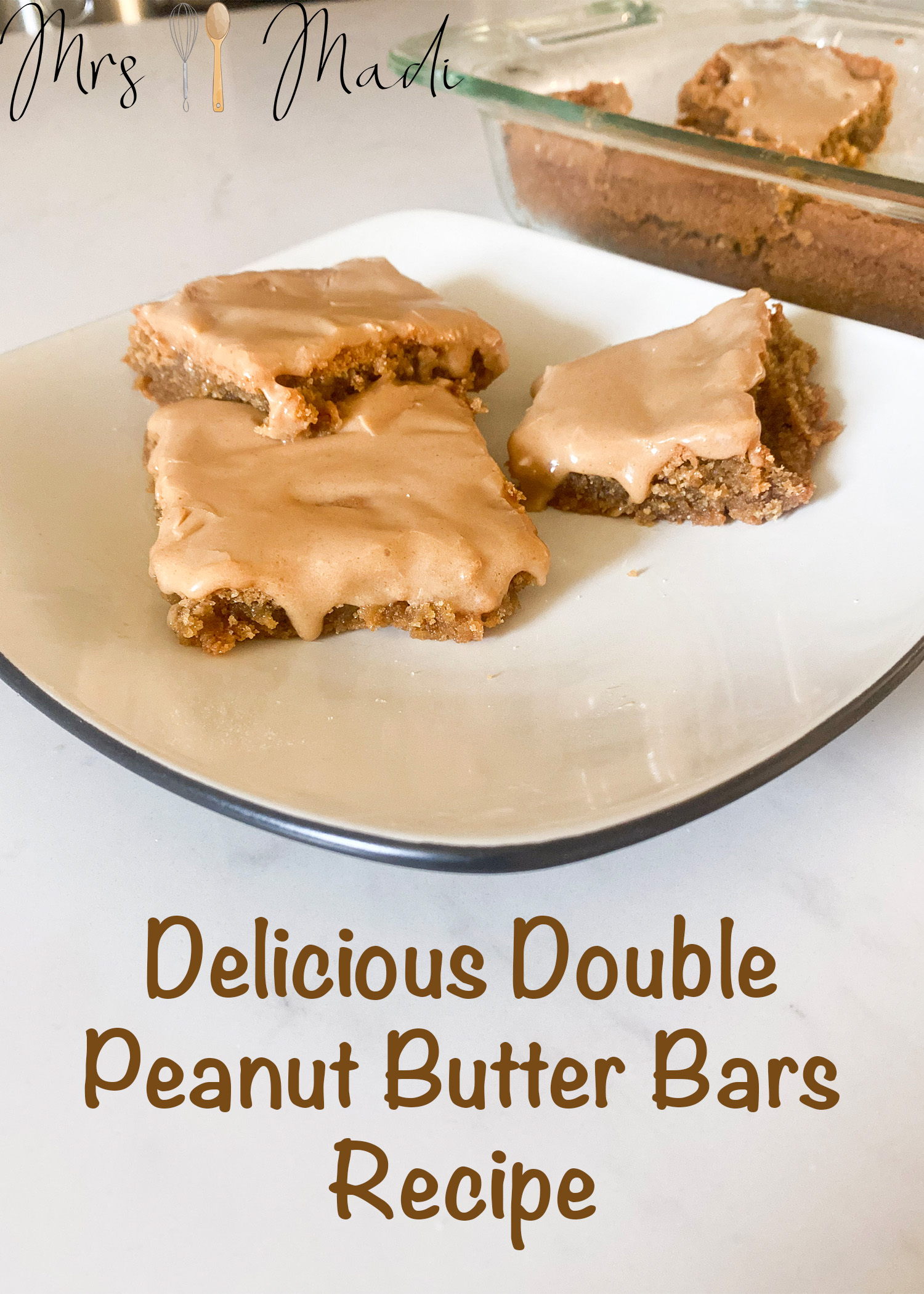 Double Peanut Butter Bars