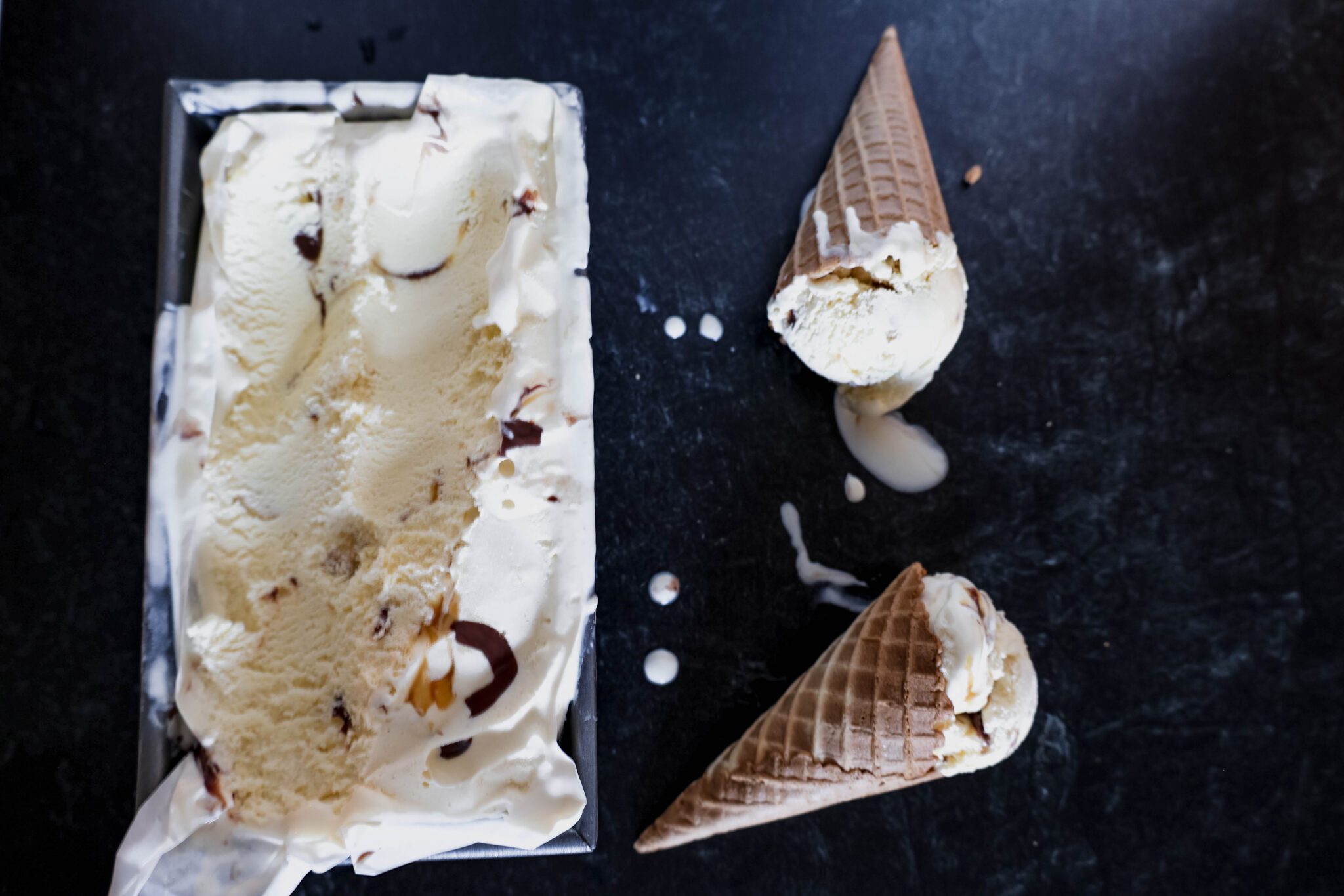 Banana Split Frozen Custard Ice Cream