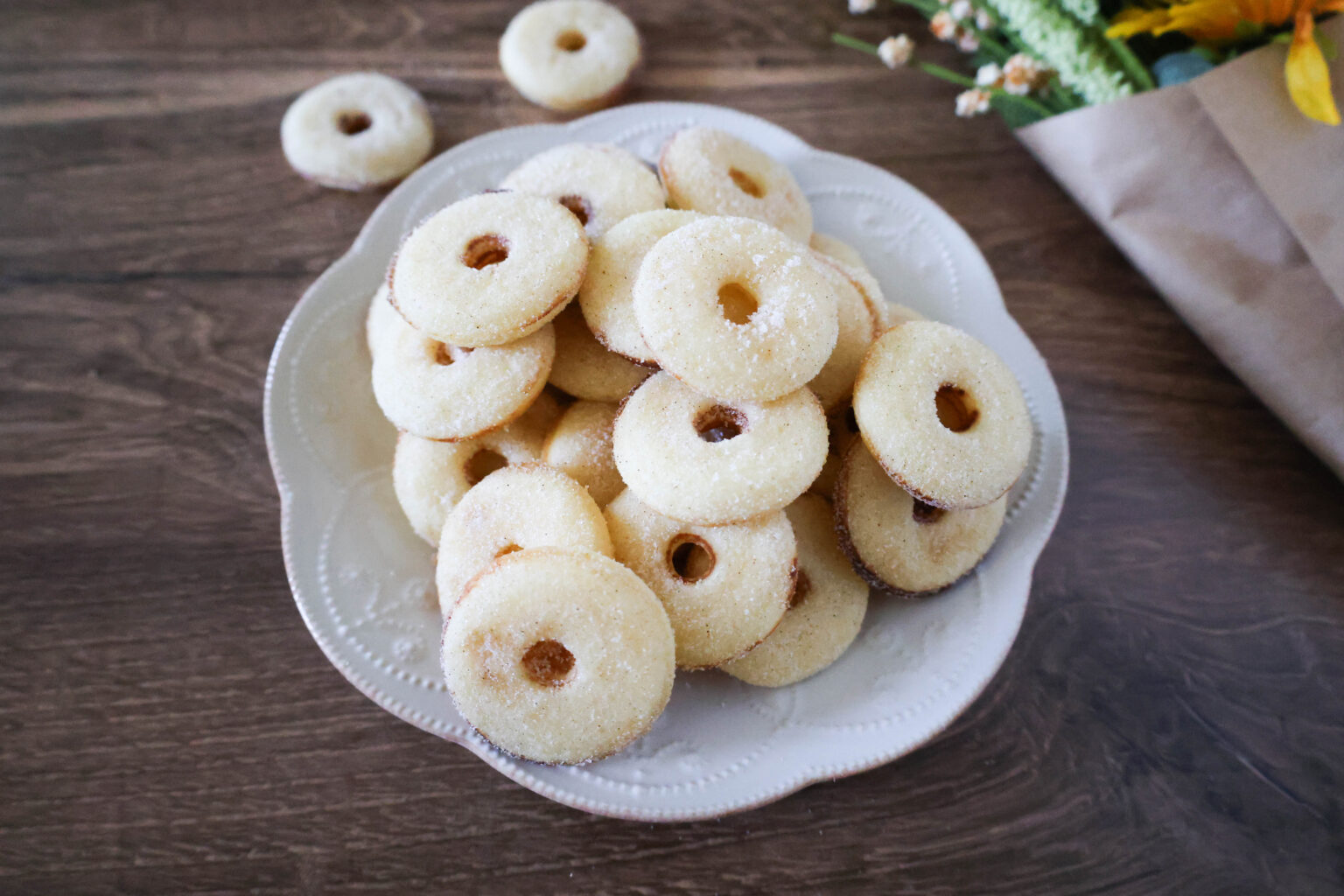 Homemade Mini Buttermilk Donuts Recipe
