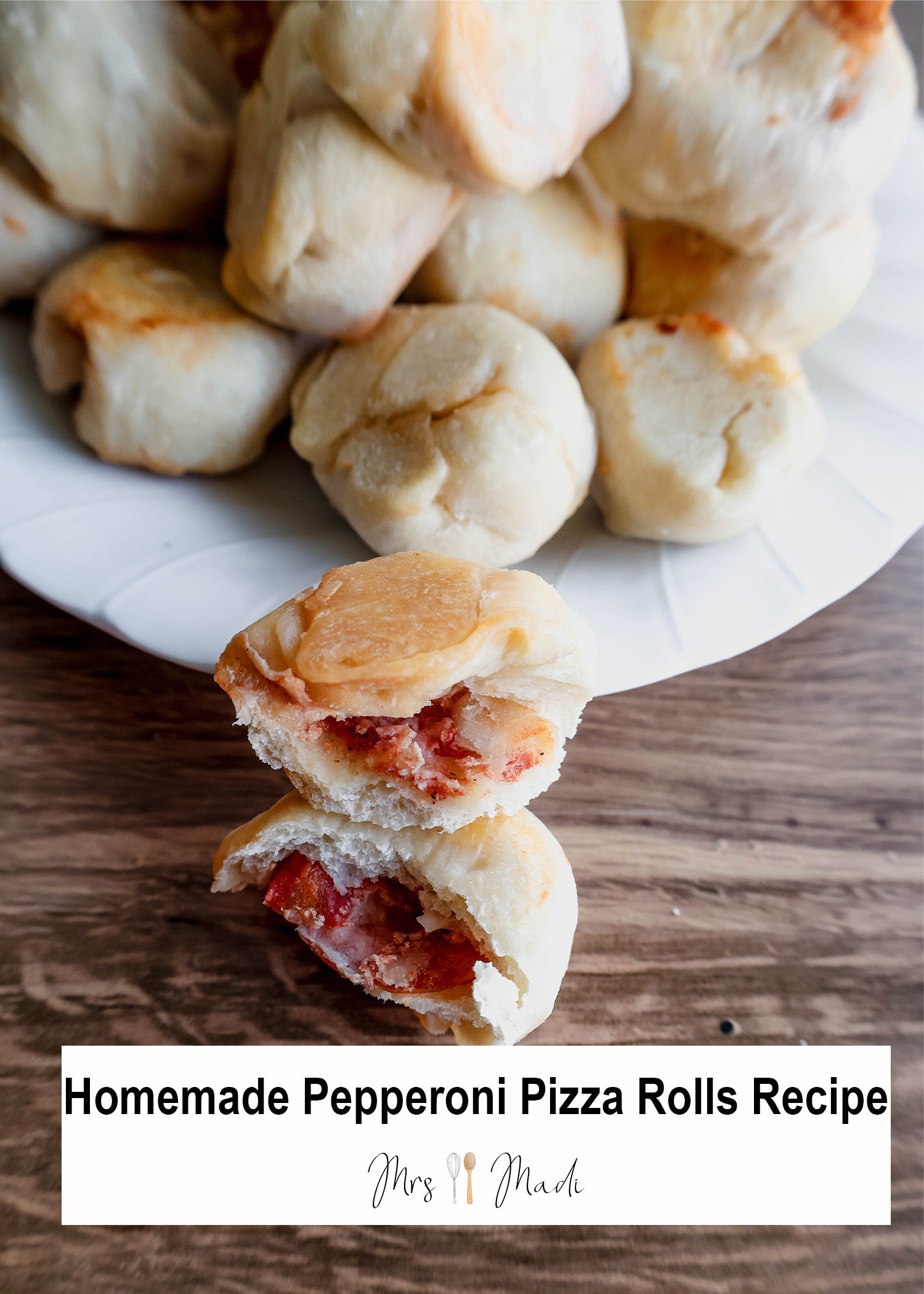 Homemade Pepperoni Pizza Rolls Recipe