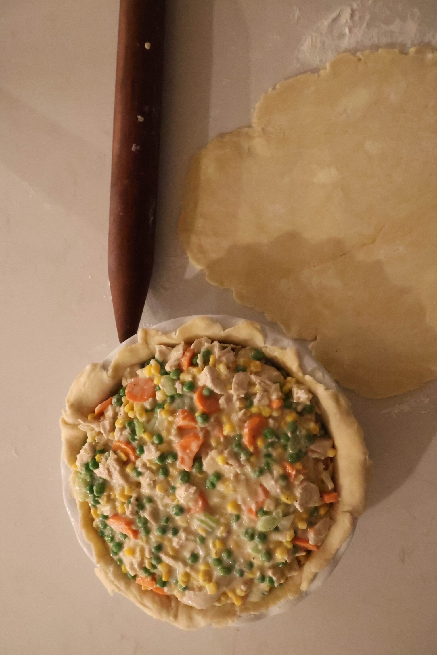 Classic Chicken Pot Pie with Buttery Pie Crust Recipe