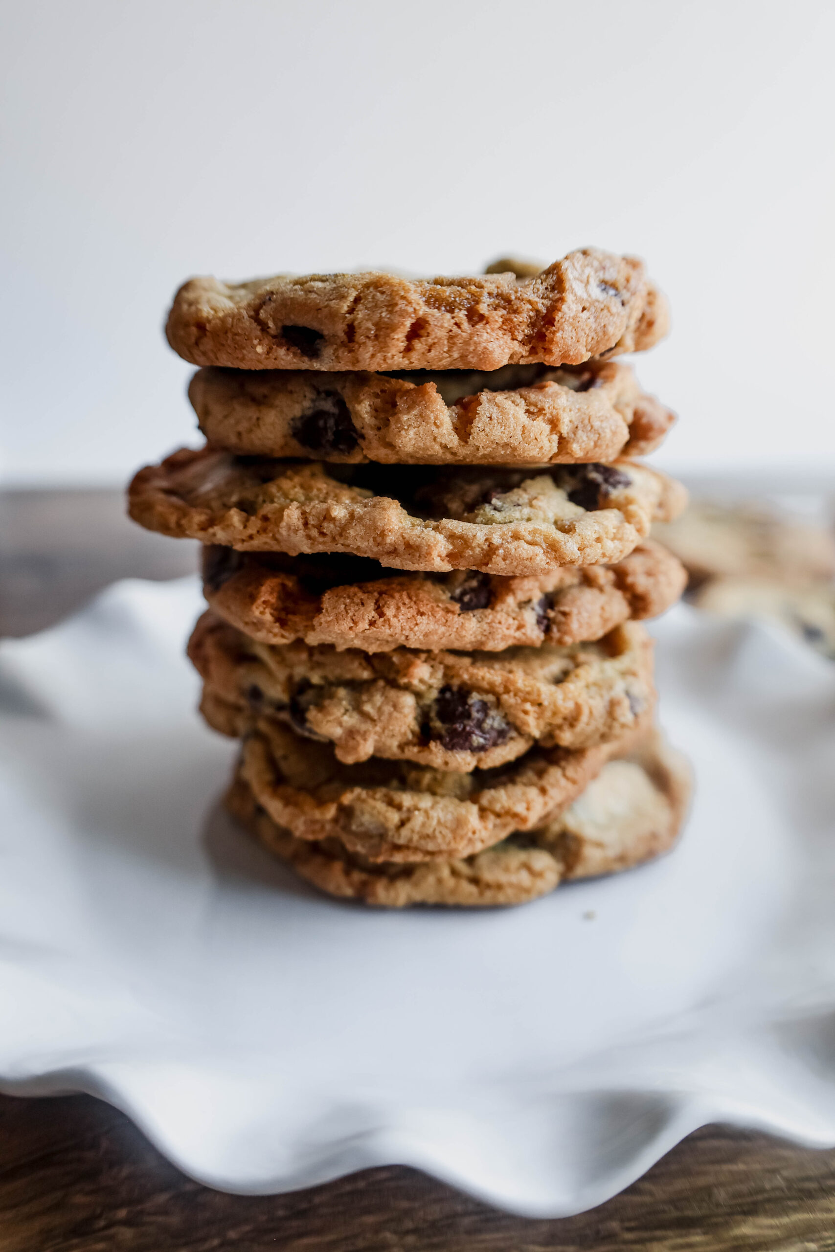 Perfectly Crispy Chocolate Chip Cookies