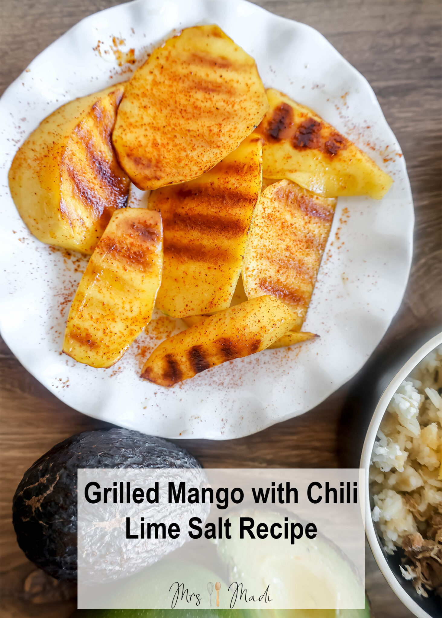 Grilled Mango with Chili Lime Salt