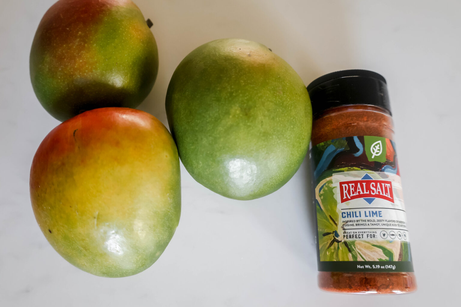 Grilled Mango with Chili Lime Salt