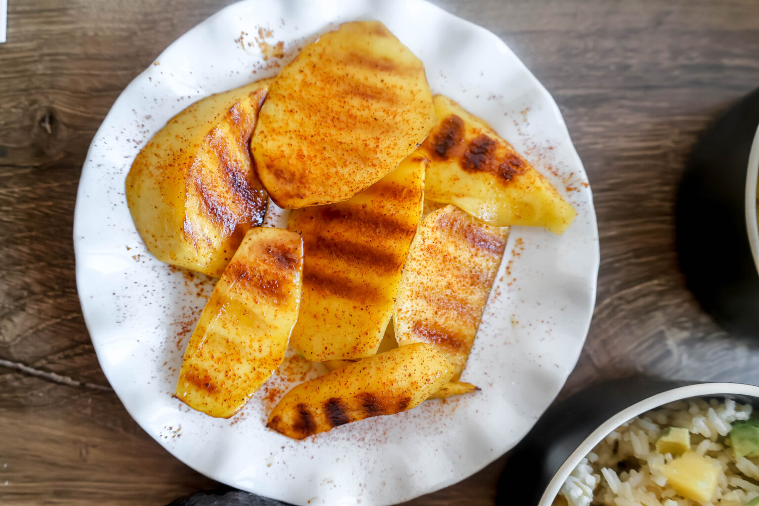 Grilled Mango with Chili Lime Salt