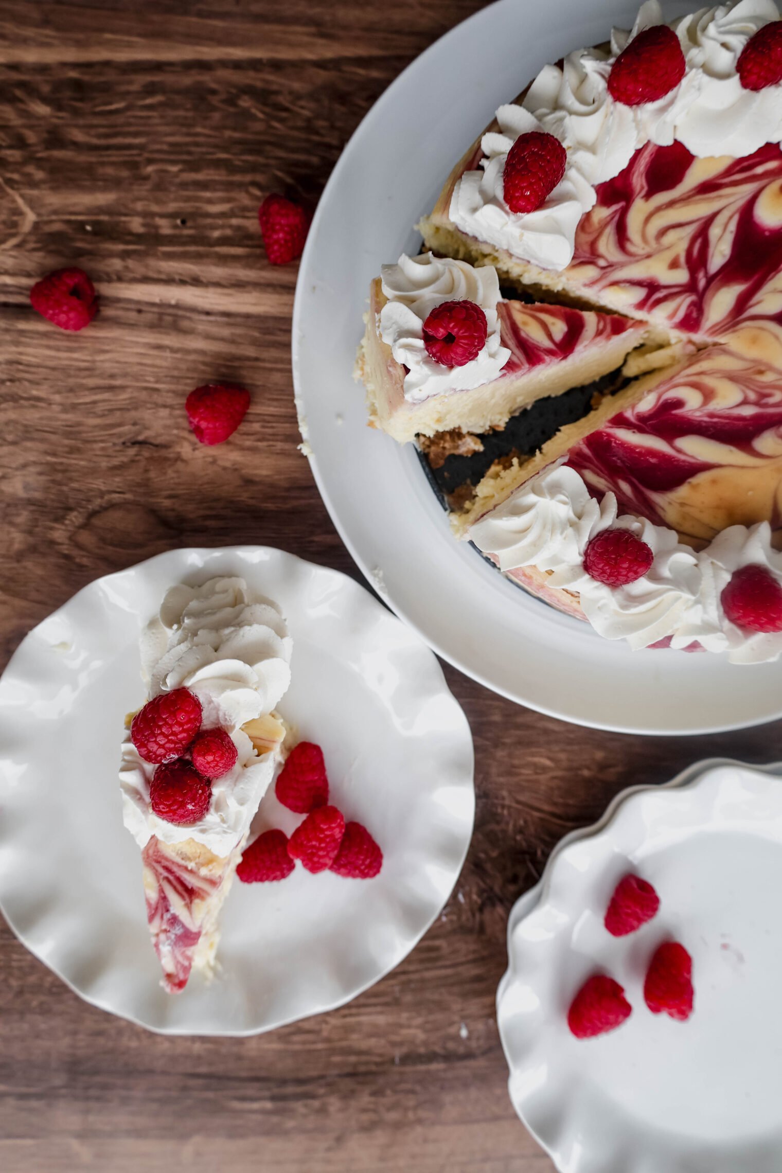 Creamy Raspberry White Chocolate Cheesecake Recipe