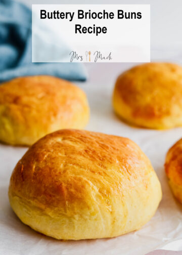 Buttery Brioche Buns for Burgers
