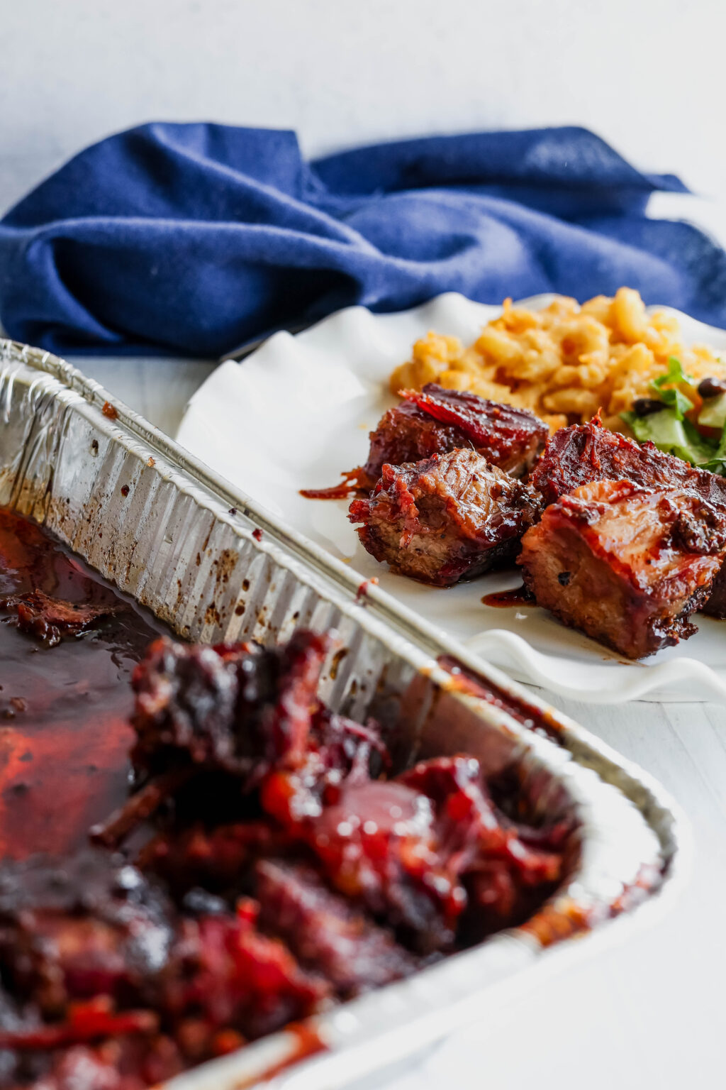 Smoked Brisket Burnt Ends with Sweet BBQ Glaze