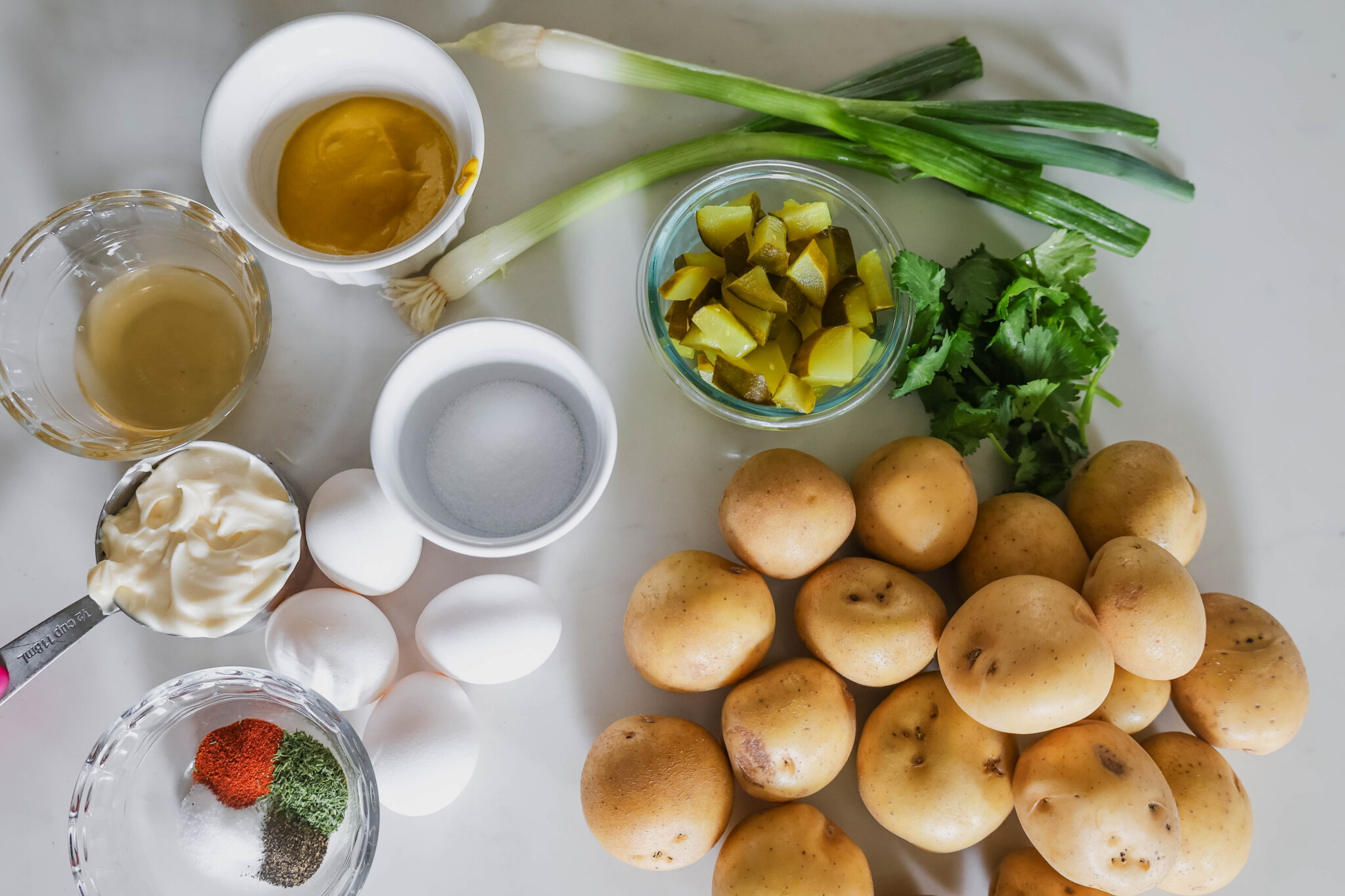 Old-Fashioned Potato Salad with Egg & Mayo