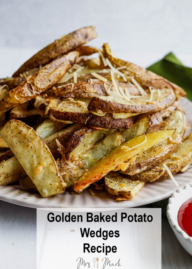 Golden Baked Potato Wedges You'll Crave