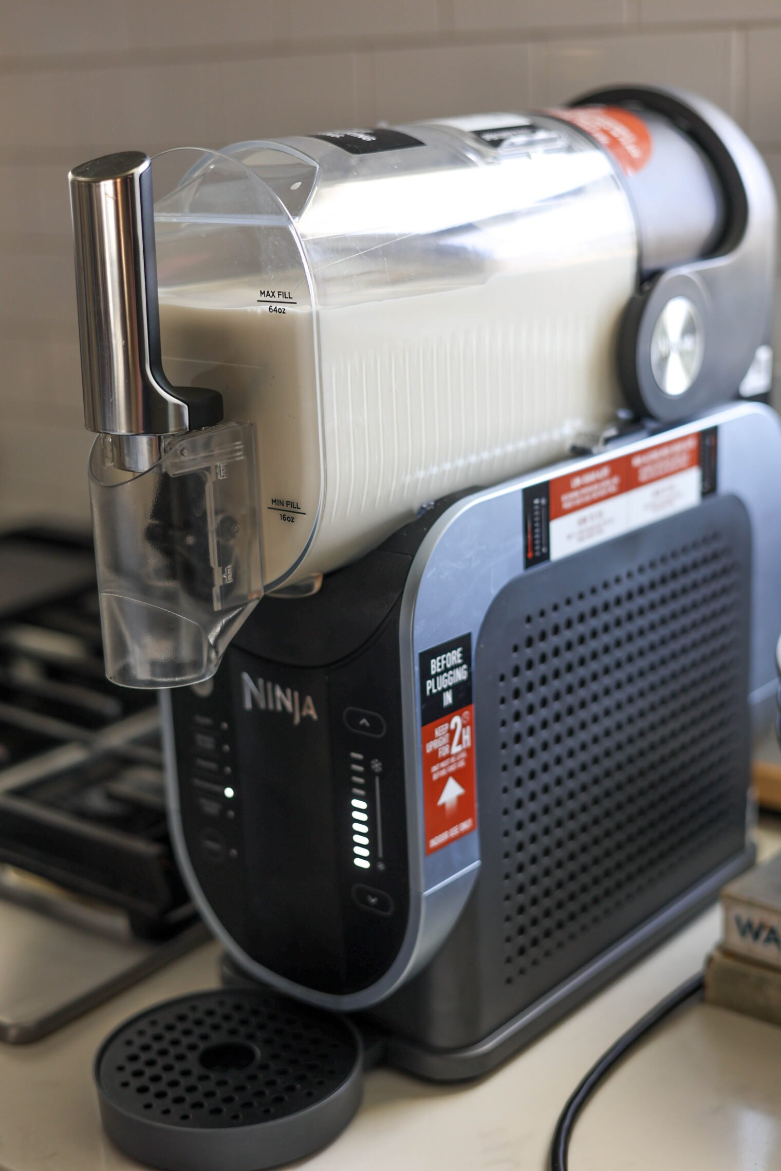 Easy Vanilla Milkshake Using Ninja Slushi