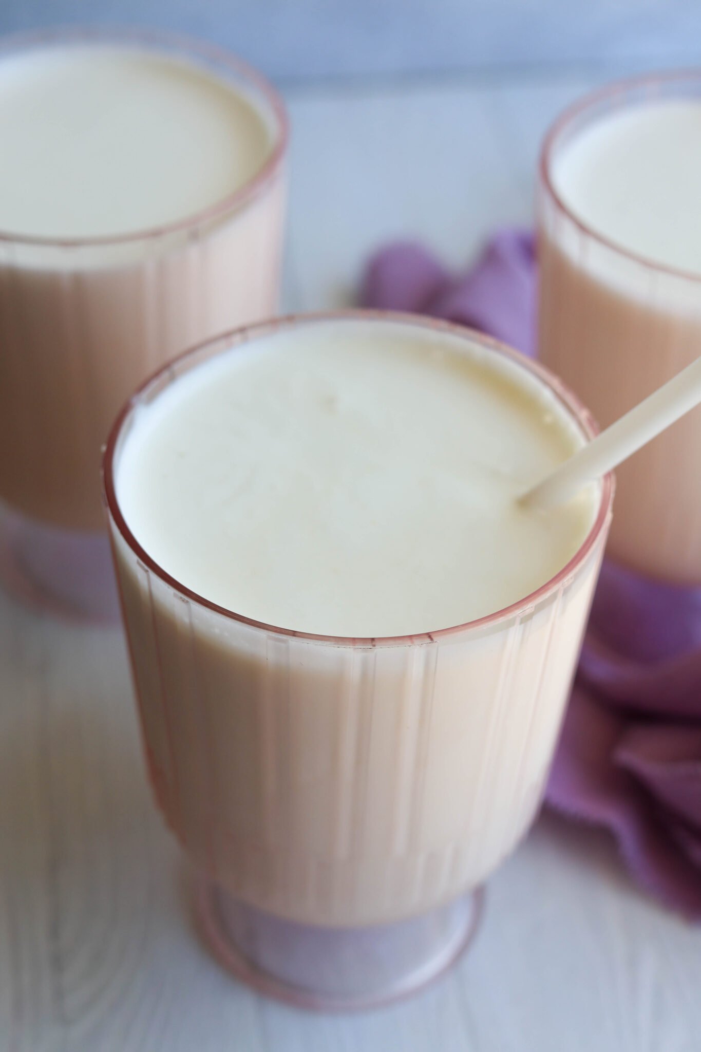 Easy Vanilla Milkshake Using Ninja Slushi