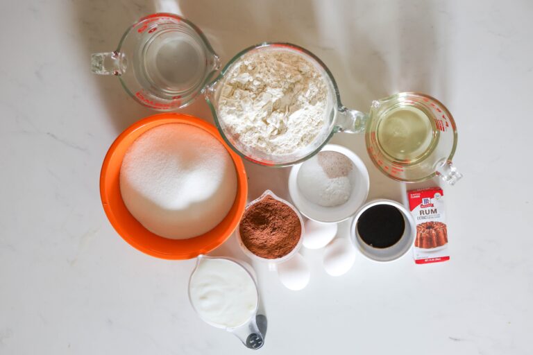 Moist Chocolate Rum Cake with Buttery Rum Frosting