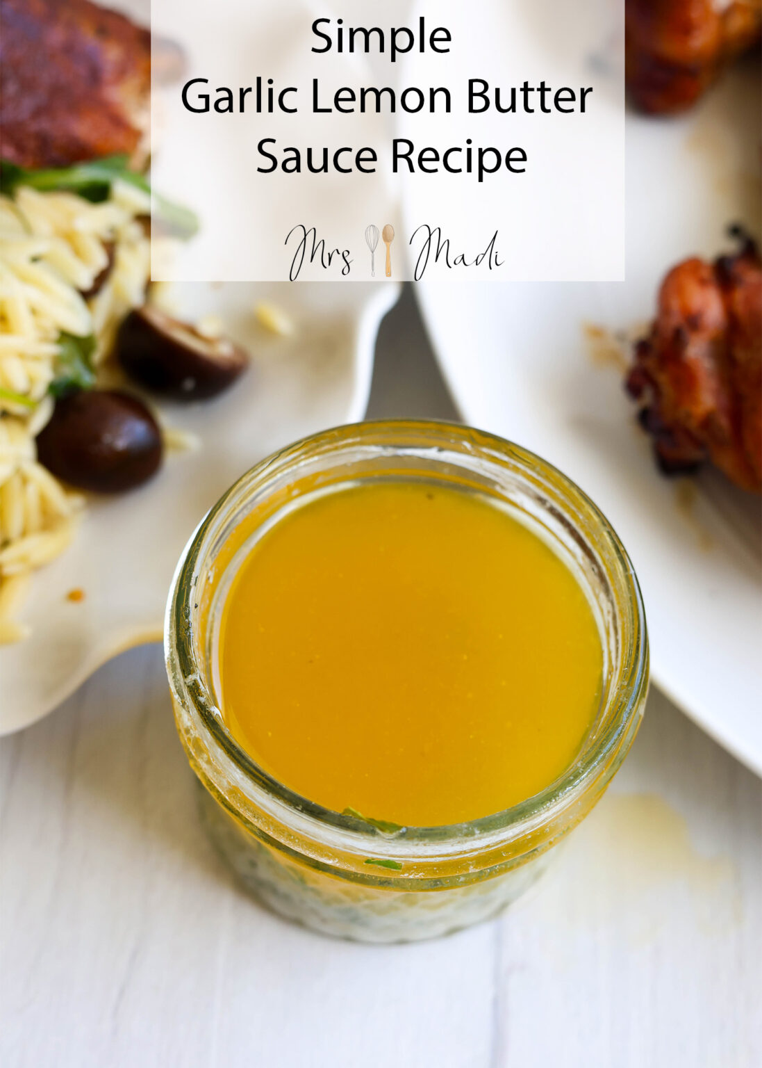 Simple Garlic Lemon Butter Sauce in Minutes