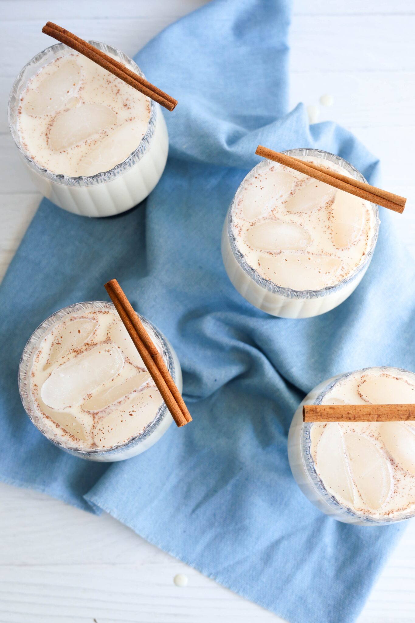 Creamy Homemade Horchata with Cinnamon & Vanilla