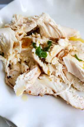 Smoked Spatchcock Chicken with Lemon Herb Butter