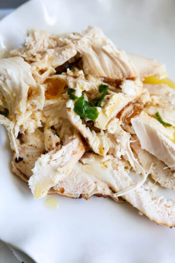 Smoked Spatchcock Chicken with Lemon Herb Butter