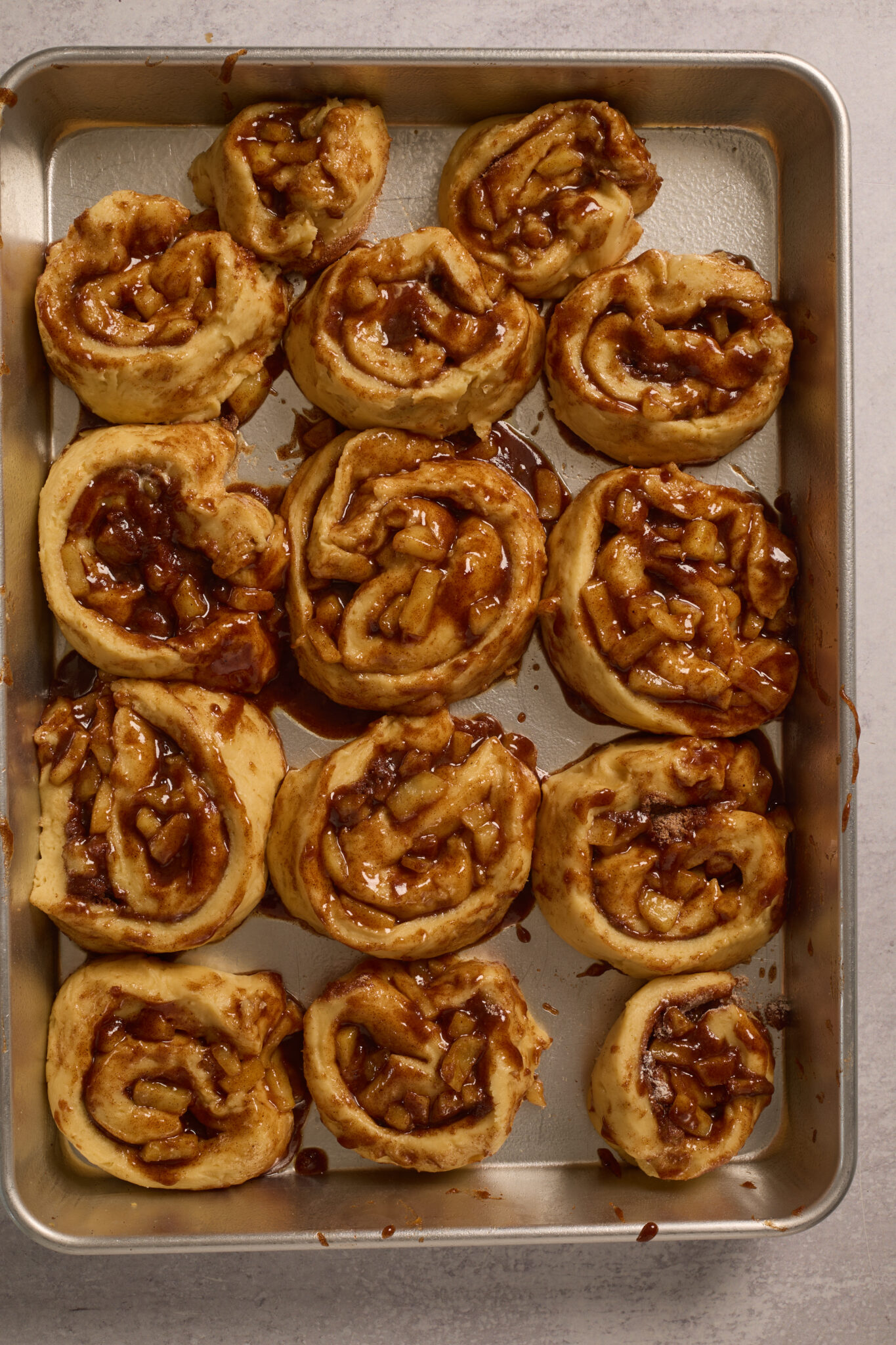 Cozy Apple Pie Cinnamon Rolls from Scratch