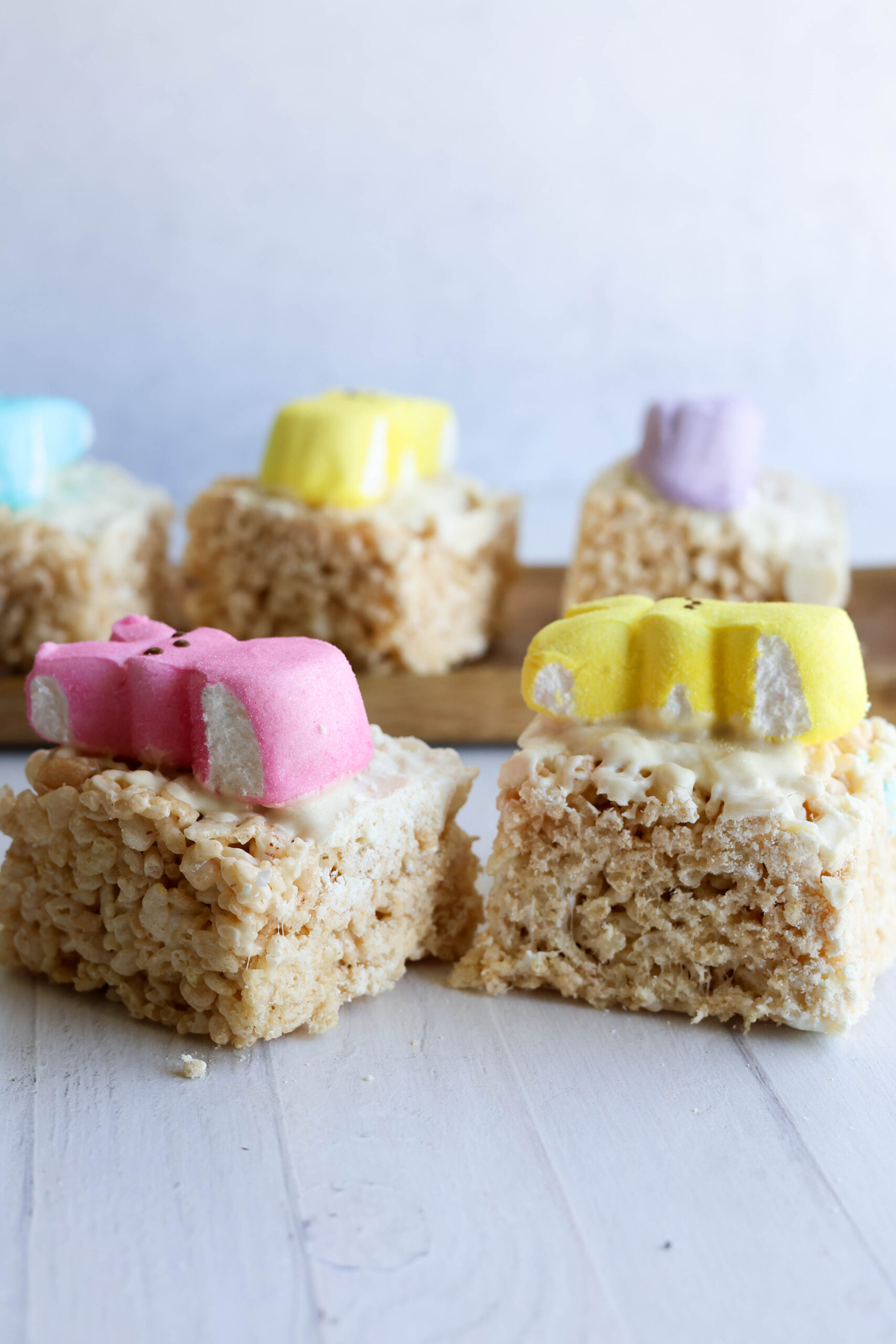 Easy Peep Rice Krispie Treats for Easter Fun
